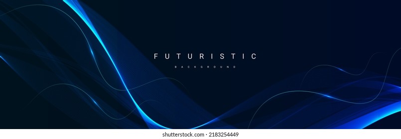 Abstract Blue Futuristic Design Pattern Background Stock Vector ...