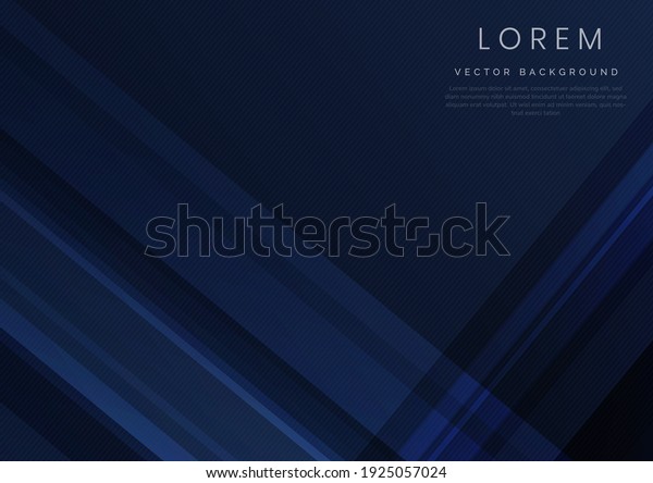 Abstract Blue Geometric Diagonal Overlay Layer Stock Vector (Royalty ...