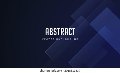 Abstract Blue Geometric Shape Background Design Stock Vector (Royalty ...