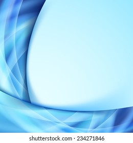 Abstract Blue Glow Lines Border Abstraction Stock Vector (Royalty Free ...