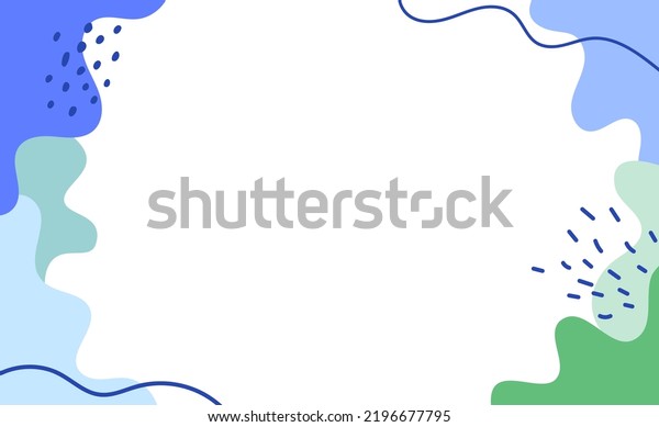 Abstract Blue Green Background Design Stock Vector (Royalty Free ...