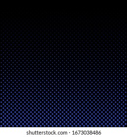 Abstract Blue Halftone On Black Background Stock Vector (Royalty Free ...