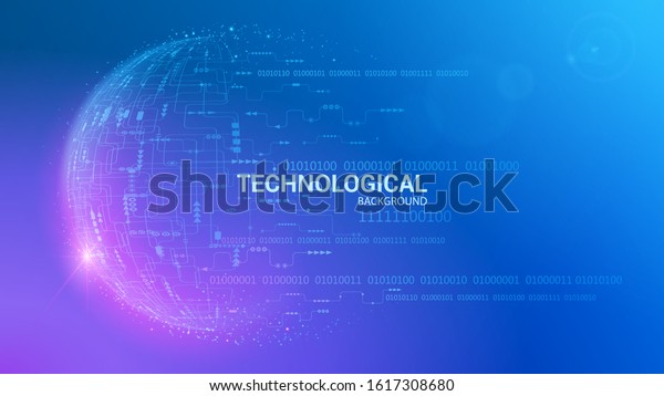 Abstract Blue Holographic Sphere Vector Modern Stock Vector (Royalty ...