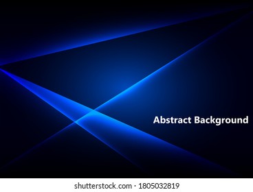 Abstract Blue Light Design Concept Background Stock Vector (Royalty ...
