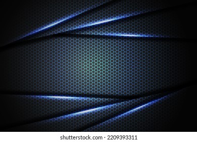 Abstract Blue Light Slash Triangle On Stock Vector (Royalty Free ...