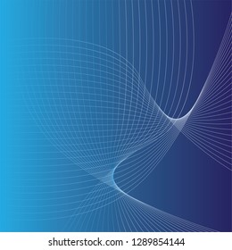 Abstract Blue Linear Background Stock Vector (Royalty Free) 1289854144 ...