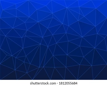 Abstract Blue Low Poly Background Stock Vector (Royalty Free ...