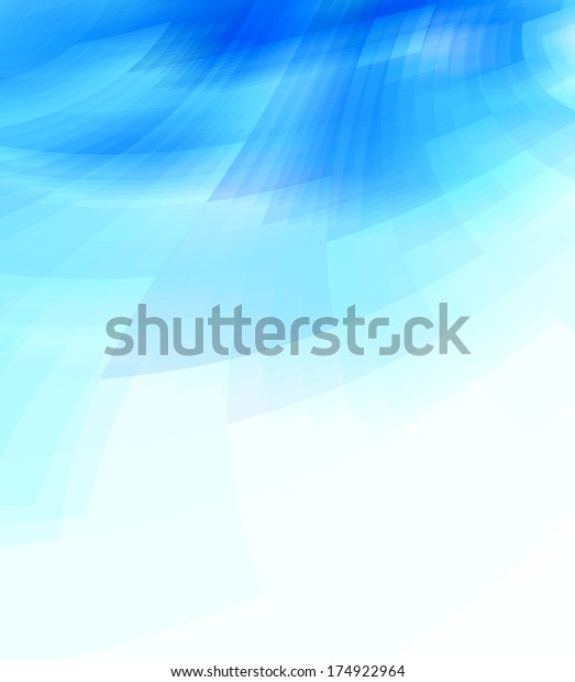 Abstract Blue Perspective Background Business Concept Stock Vector ...