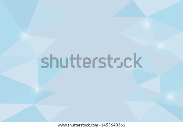Abstract Blue Polygon Flare Background Vector Stock Vector (Royalty ...