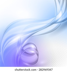 Abstract Blue Purple Wave Vector Background Stock Vector (Royalty Free ...
