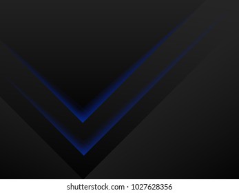 Abstract Blue Report Cover Template Design Stock Vector (Royalty Free ...
