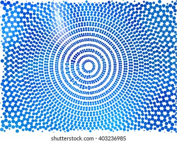 Abstract Blue Sky Circle On White Stock Vector (Royalty Free) 403236985 ...