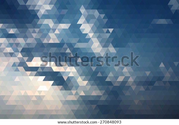 Abstract Blue Sky Ray Sun Geometric Stock Vector (Royalty Free ...
