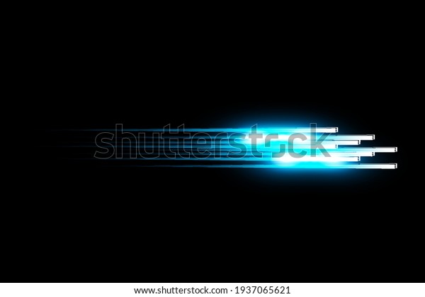 Abstract Blue Straight Line Transparent Background Stock Vector ...