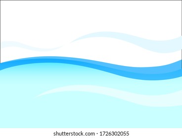 Abstract Blue Stream Flow Water Background Stock Vector (Royalty Free ...