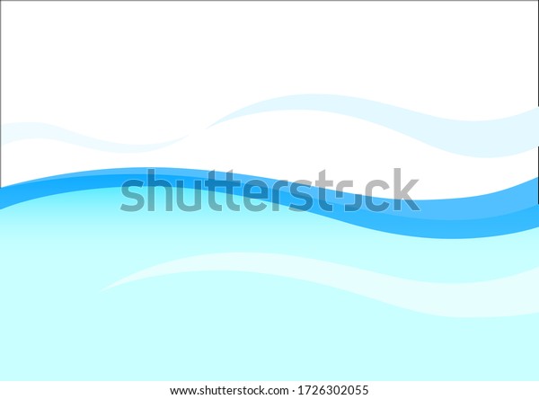 Abstract Blue Stream Flow Water Background Stock Vector (Royalty Free ...