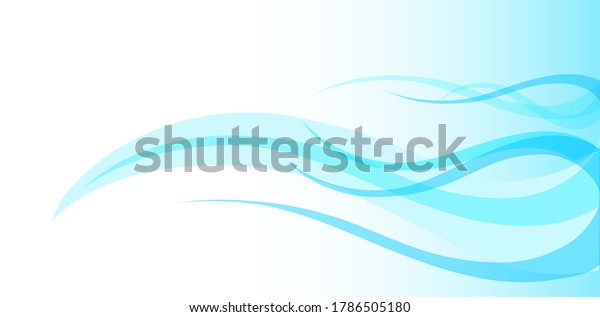 Abstract Blue Stream Flow Water Background Stock Vector (Royalty Free ...