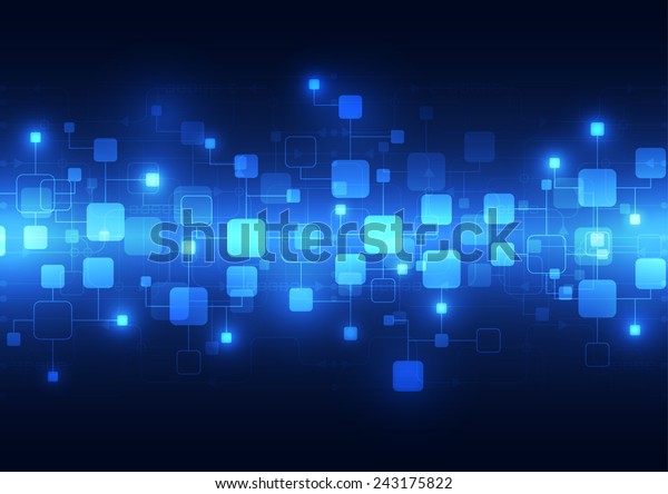 Abstract Blue Technology Telecoms Background Vector Stock Vector ... Abstract Blue Technology Telecoms Background Vector Stock Vector ...