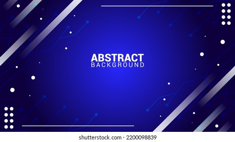 Abstract Blue Technology Theme Background Suitable Stock Vector ...