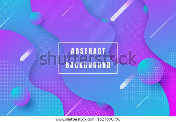 Abstract Blue Vibrant Color Gradient Background Stock Vector (Royalty ...