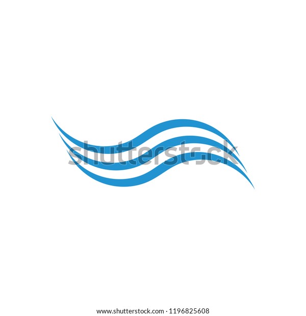 Abstract Blue Water Flow Symbol Logo: เวกเตอร์สต็อก (ปลอดค่าลิขสิทธิ์ ...