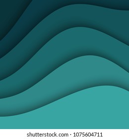 Abstract Blue Wavy Background Abstract Background Stock Vector (Royalty ...