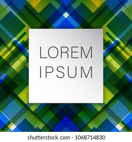 Abstract Blue Yellow Line Square Background Stock Vector (Royalty Free ...