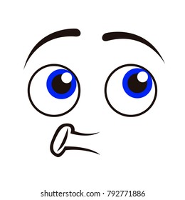 Abstract Borderless Emoticon On White Background Stock Vector (Royalty ...