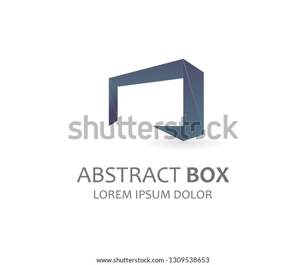 Abstract Box 3d Logo Design Business Stock Vector (Royalty Free ...