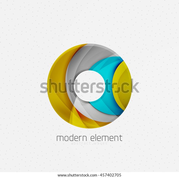 Abstract Brand Logo Design On White Stock Vector (Royalty Free ...