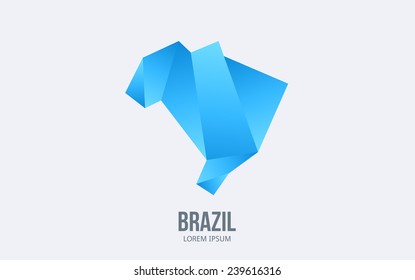 Abstract Brazil Logo Vector Logotype Design Stock Vector (Royalty Free ...