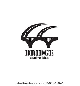 Abstract Bridge Logo Design Template Stock Vector (Royalty Free ...