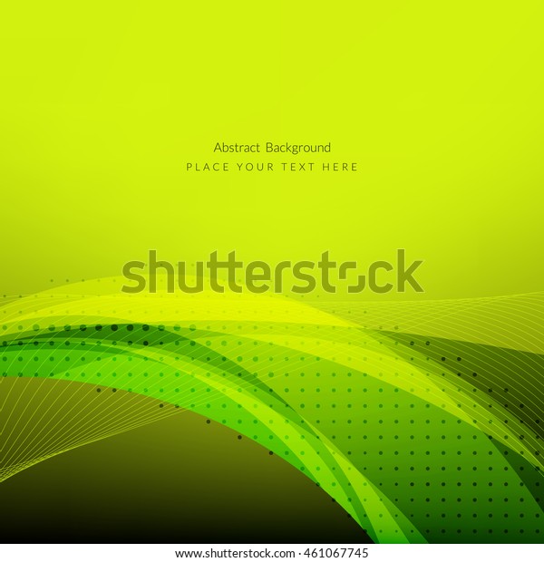 Abstract Bright Wave Background Design Stock Vector (Royalty Free ...