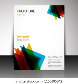Abstract Brochure Covers Page Vector Design Stock Vector (Royalty Free ...