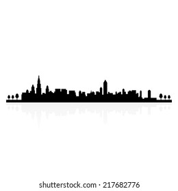 Tottenham Skyline Silhouette Design Logo Vector Stock Vector (Royalty ...