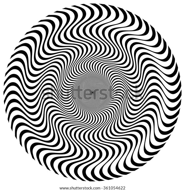 Abstract Bursting Lines Wavy Effect Stock Vector (Royalty Free ...