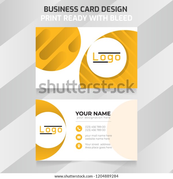 Abstract Business Card Stock Vector (Royalty Free) 1204889284