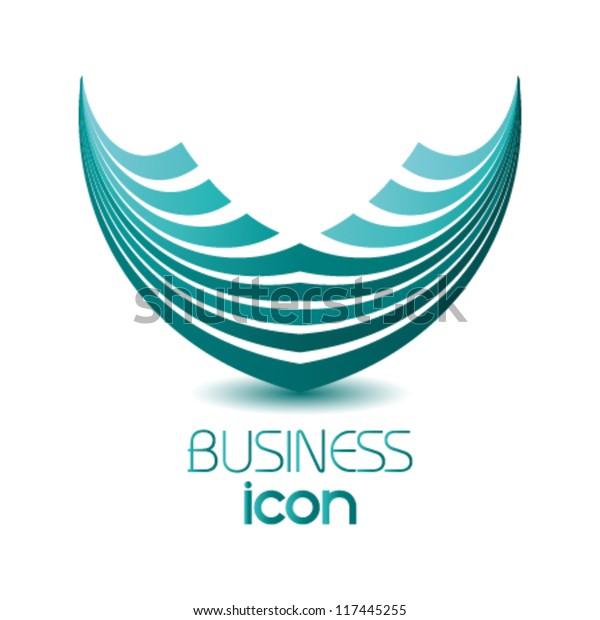 Abstract Business Icon Logo Design Stock Vector (Royalty Free) 117445255