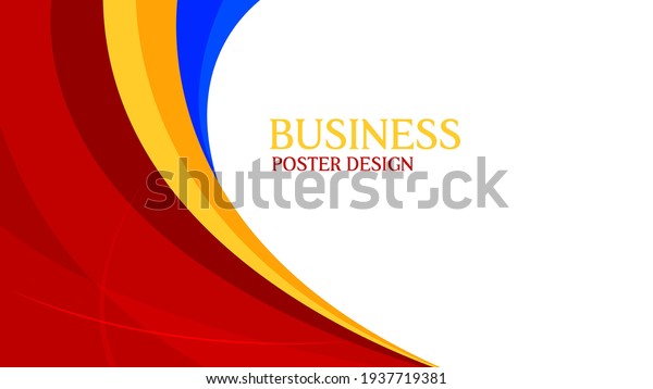 Abstract Business Poster Background Design Stock Vector (Royalty Free ...