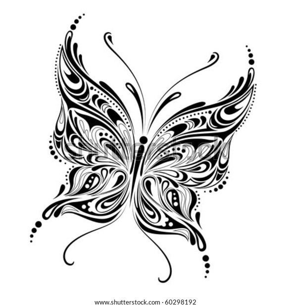 Abstract Butterfly Vector Stock Vector (Royalty Free) 60298192 ...