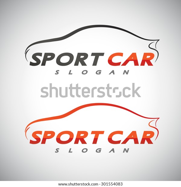 Abstract Car Design Concept Automotive Topics Stock Vector (Royalty ...