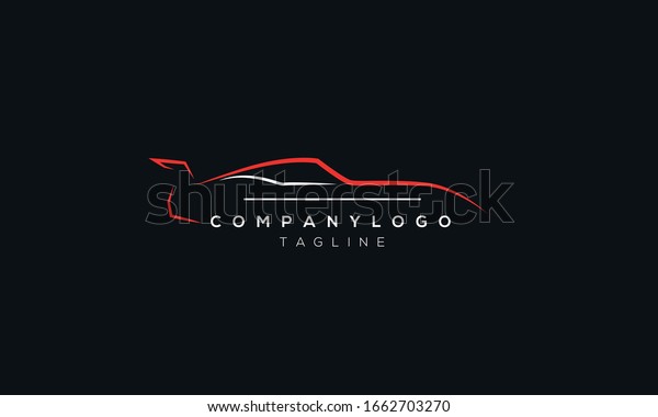 Abstract Car Logo Design Template Stock Vector (Royalty Free) 1662703270