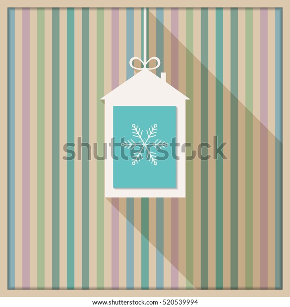 Abstract Card New Home Background Made Stock Vector (Royalty Free ...