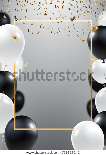 Abstract Ceremonial Silver Background Black White Stock Vector (Royalty ...