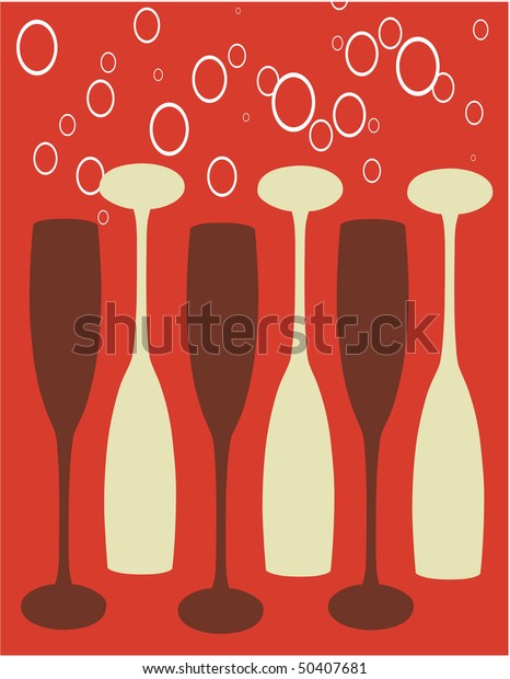 Abstract Champagne Themed Background Stock Vector (Royalty Free ...