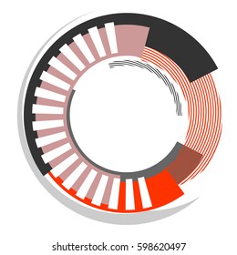 Abstract Circle Design Element Vector Art Stock Vector (Royalty Free ...
