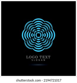 Abstract Circle Form Logo Icon Symbol Stock Vector (Royalty Free ...