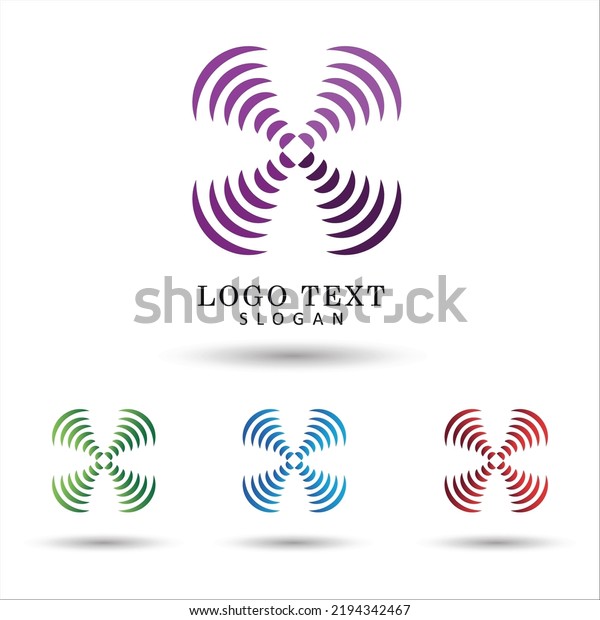Abstract Circle Form Logo Icon Symbol Stock Vector (Royalty Free ...