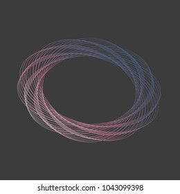 Abstract Circle Line Circle Abstract Line Stock Vector (Royalty Free ...