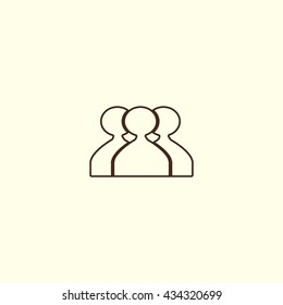 Abstract Circle People Icon Stock Vector (Royalty Free) 434320699 ...